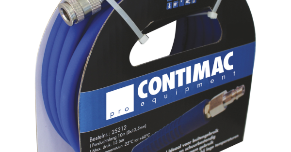 Luchtslang 10m met eurokoppeling